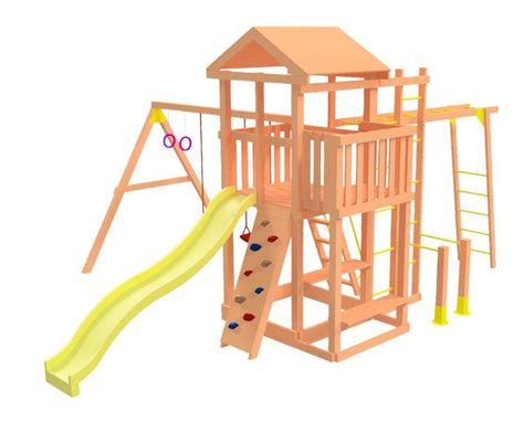 Детская деревянная площадка Максон Мини 8 - Timber Fort
