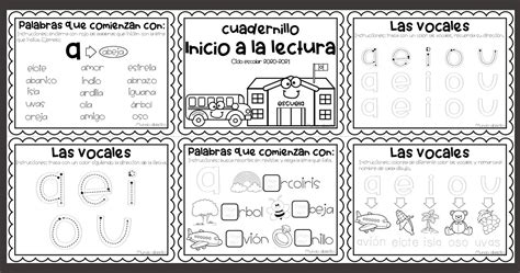 Cuadernillo Para Inicio A La Lectura Y Escritura 1 Imagenes Educativas