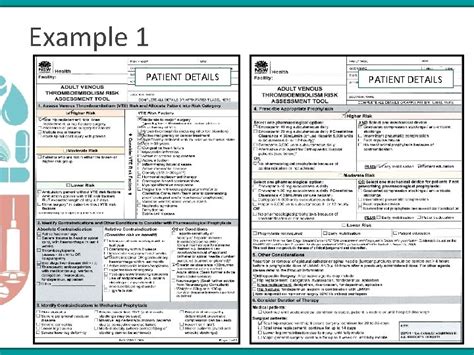 Adult Venous Thromboembolism Vte Risk Assessment Tool Insert