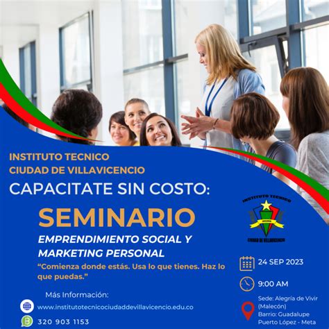 Seminario Emprendimiento Social Y Marketing Personal INSTITUTO