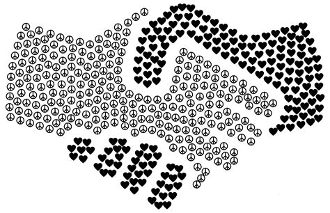 Download Peace And Love Handshake Svg Freepngimg