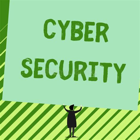 Word Writing Text Cyber Security Business Concept For Protect A