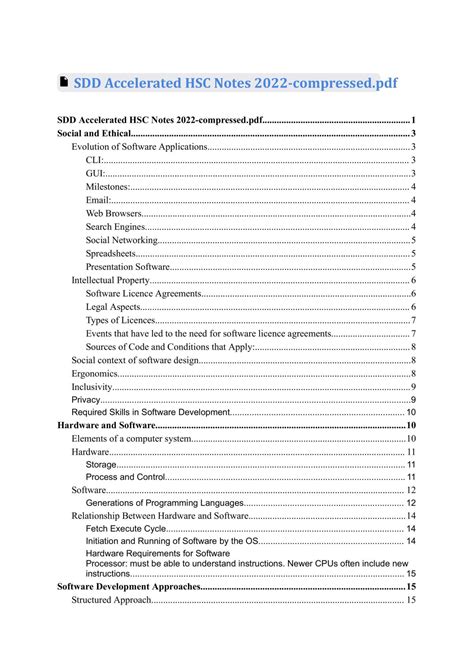 Sdd Notes Software Design And Development Year 11 Hsc Thinkswap