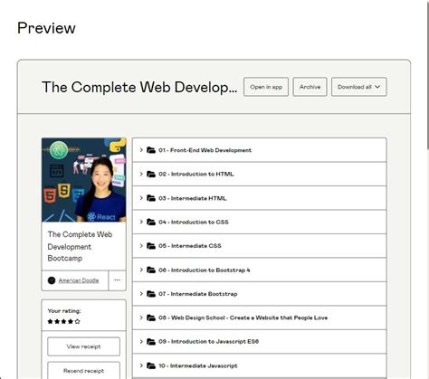 the complete web development bootcamp