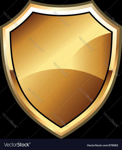 Round Shield Royalty Free Vector Image Vectorstock