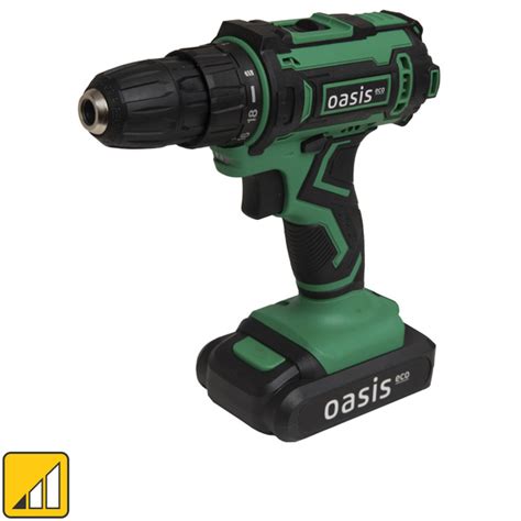 Дрель-шуруповерт аккумуляторная Oasis Eco ASB-18S, 18 В Li-ion 1.5 Ач ...