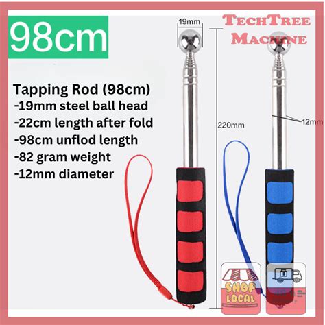 Qlassic Cidb Foldable Tapping Rod 98cm Tile Wall Hollowness