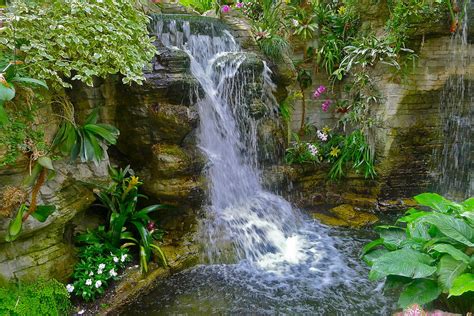 Garden Waterfall Photograph By Denise Mazzocco Fine Art America