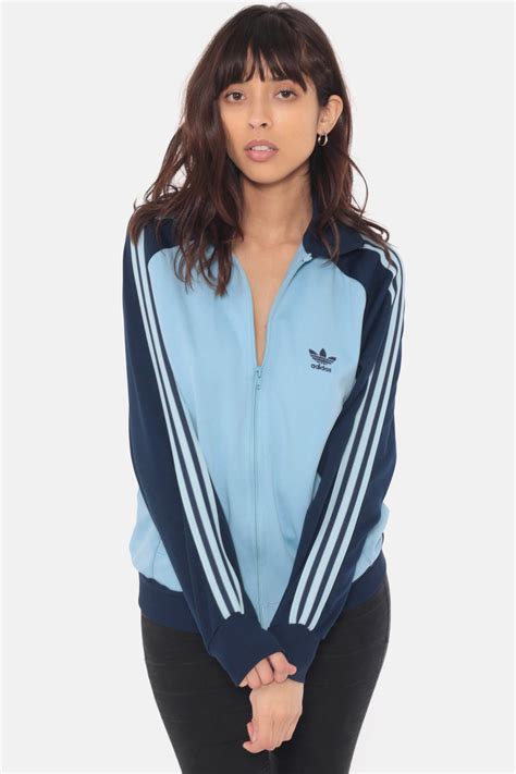 Adidas Vintage Jacket Blue 80s Telegraph