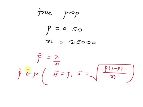 Solved Describe The Sampling Distribution Of P Assume The Size Of The