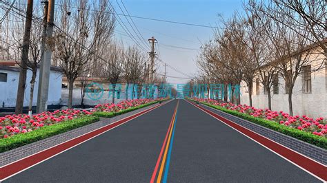 梁山小安山乡村振兴道路景观设计 山东晟维建筑景观设计有限公司
