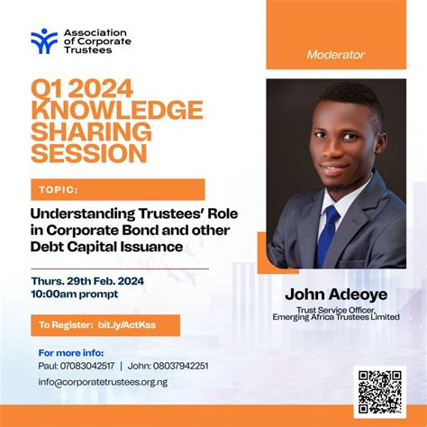 Association Of Corporate Trustees On Linkedin Our Able Moderator
