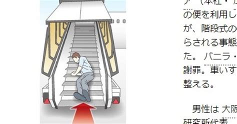 일본 저가항공사 휠체어 승객 스스로 탑승사다리 오르게 했다가 사죄