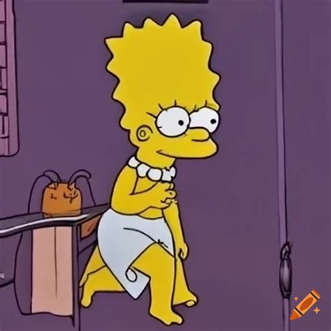 Illustration Of Lisa Simpson On Craiyon