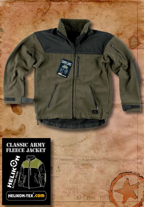 HELIKON Classic Army Fleece Mens Tactical Military Jacket Olive Black All Sizes EBay