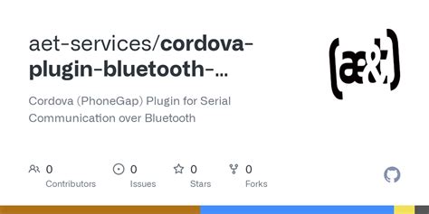 GitHub Aet Services Cordova Plugin Bluetooth Serialport Cordova