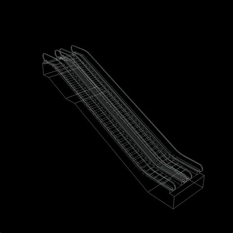 Escalators 3d Dwg Model For Autocad • Designs Cad