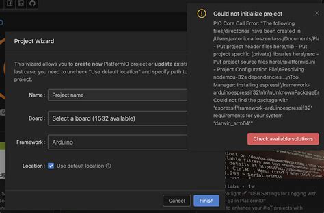 Could Not Find The Package With Espressifframework Arduinoespressif32