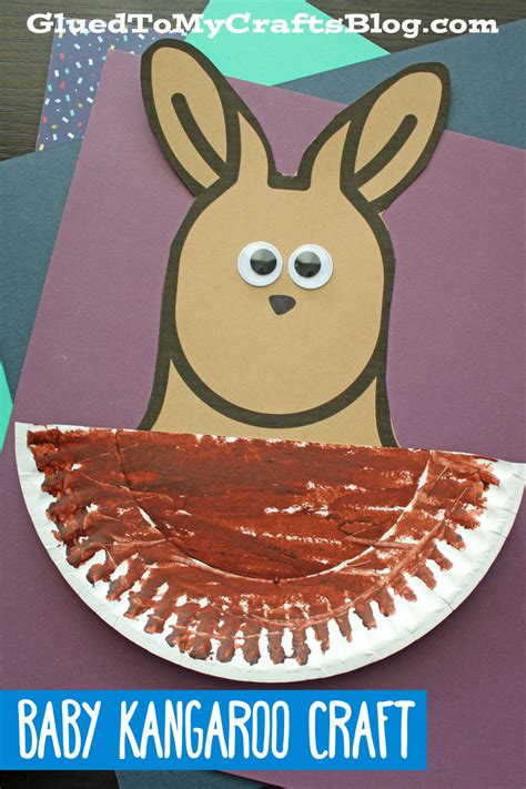Paper Plate Kangaroo At Hilton Miller Blog