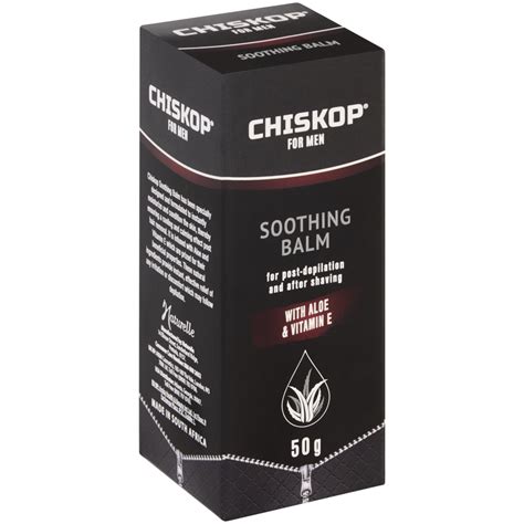 Chiskop Men Soothing Balm 50g Body Lotion Moisturiser And Scrub