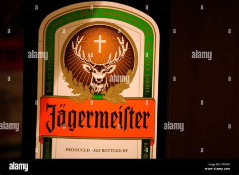 Jagermeister hi-res stock photography and images - Alamy