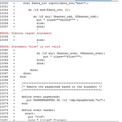 Issue With Tagset Msoffice2kx Error While Submitting Sas Support