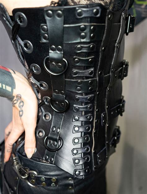 Bondage Underbust Sculpted Corset Etsy