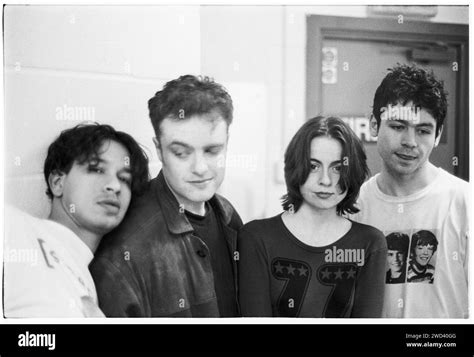 Louise Wener And The Rock Band Sleeper Photographed In Their Dressing
