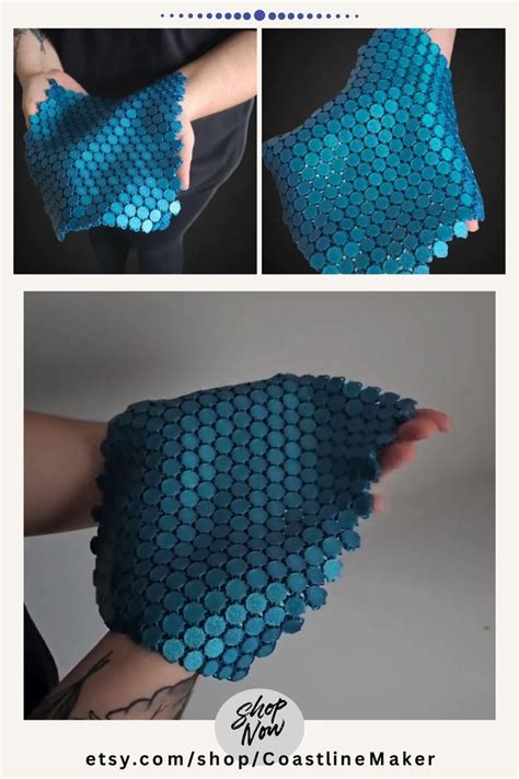 Large Noisy Chain Mail Spinning Fidget Pin Toy Custom 3d Printed