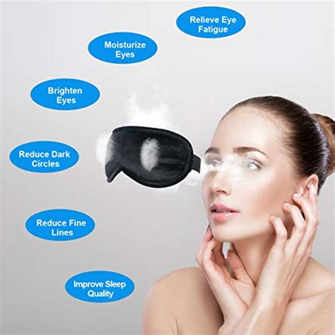 Heated Eye Mask Moist Heat Eye Compress2 Packs Microwave Heated Eye