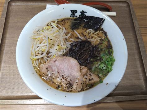 黒亭 桜町熊本城前店 もやしラーメン850円 熊本のラーメン店まとめ