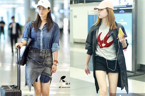 同样的穿法，蒋欣的腿竟瘦过宋茜直逼美腿江疏影？