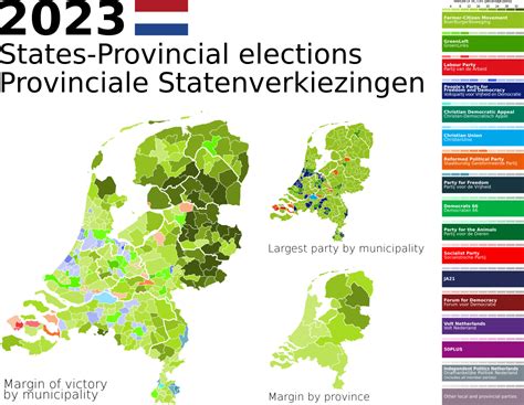 ملف2023 Netherlands States Provincial Election Mapsvg المعرفة