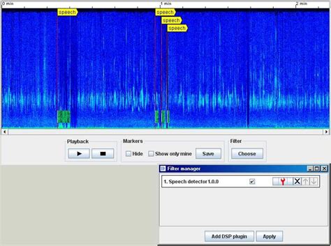 4 The Speech Detection Algorithm As A Plugin For The Spectrum Browser