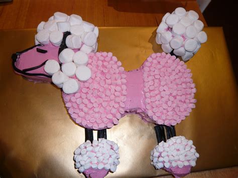 Poodle Cake Dog Birthday Cake Puppy Cake Birthday
