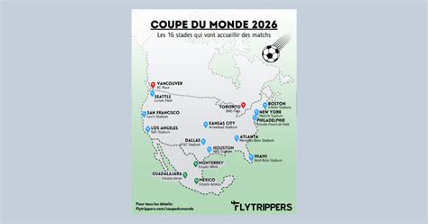 La Coupe du monde 2026 au Canada aux États Unis et au Mexique les 16