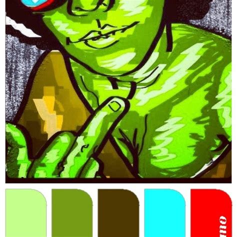 Zombie Scheme Zombie Color Palette Artwork