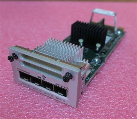 Cisco Catalyst 3850 C3850 Nm 4 10g 4 X 10ge Gigabit Network Sfp Sfp Module