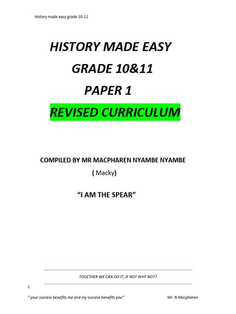 history made easy pdf
