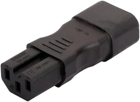 C14 C15 Iec 320 C13 Male To C15 Kettle Plug Female Power Adapter C16 To