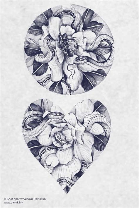 Pin by pii tattoos on Rắn nữ Snake tattoo for women Japanese flower tattoo Tattoo design