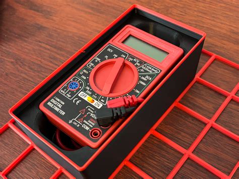 Gridfinity For Harbor Freight 7 Funct Multimeter By Two Treesmakerworld Download Free 3d Models