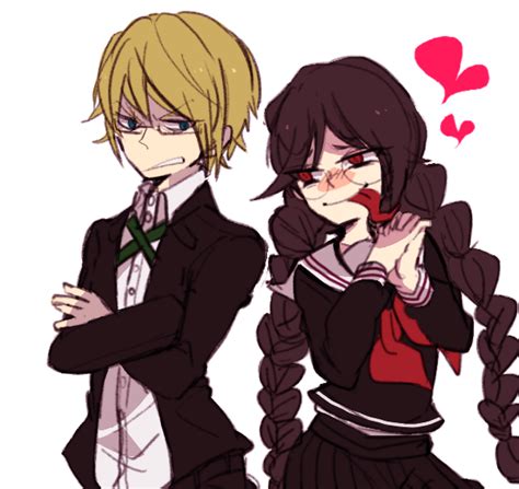Fukawa Touko Togami Byakuya And Genocider Shou Danganronpa And 1
