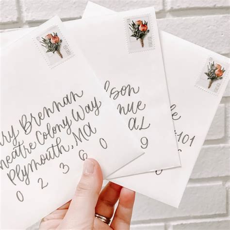 Lettered Envelopes Etsy