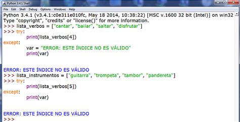 Aprender A Programar Con Python Tratamiento De Excepciones