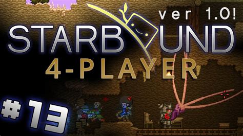 Starbound 1 0 13 Tentacle Gun 4 Player Starbound Gameplay YouTube