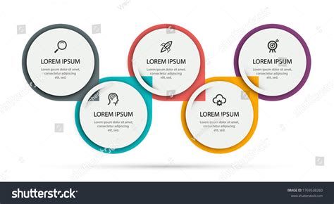 Vector Infographic Label Design Template Icons Stock Vector Royalty Free Shutterstock