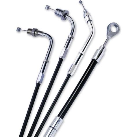 Barnett Black Vinyl Throttle Cable 8 130 Deg46 101 31 30002 08