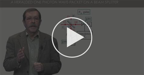 61 Anti Correlation For A One Photon Wave Packet On A Beam Splitter
