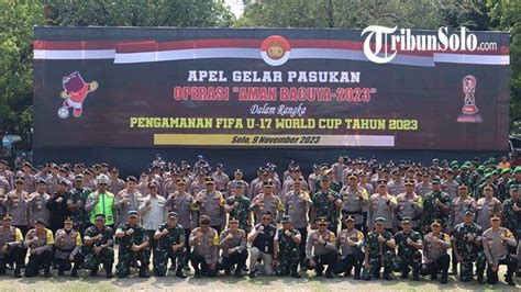 Pengamanan Piala Dunia U Di Solo Personel Gabungan Diterjunkan Tribunsolo